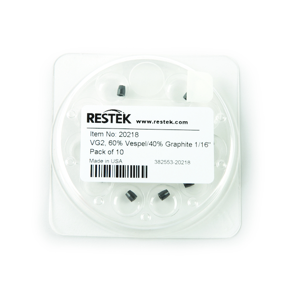 Ferrule, Vespel/Graphite, 1/16" Pack of 10 | Mandel Scientific