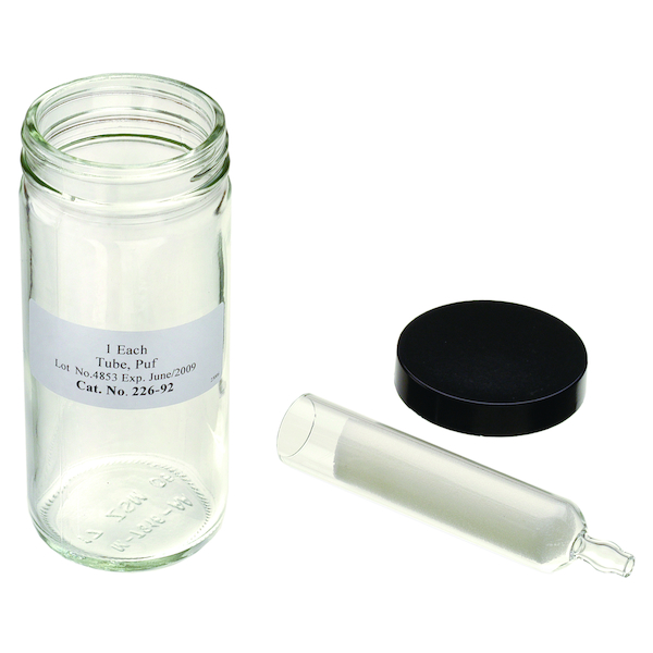 PUF Cartridge, Small, 22mm OD x 100mm L, 76mm PUF | Mandel Scientific