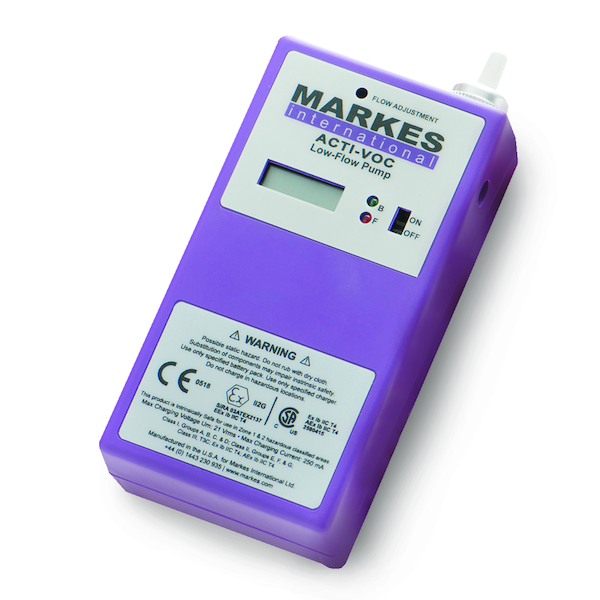 Markes ACTI-VOC Pocket Sized Sampling pump For Thermal, 20-200mL/min ...