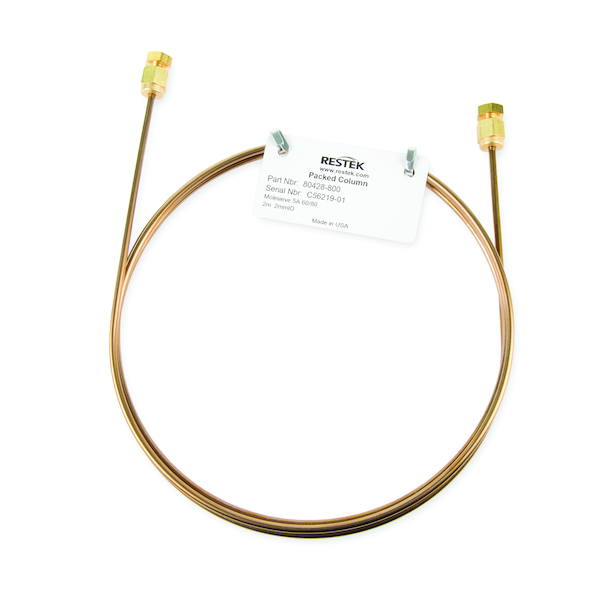 Packed Column, Molesieve 5A 60/80 2m, 2mm ID General Configuration ...