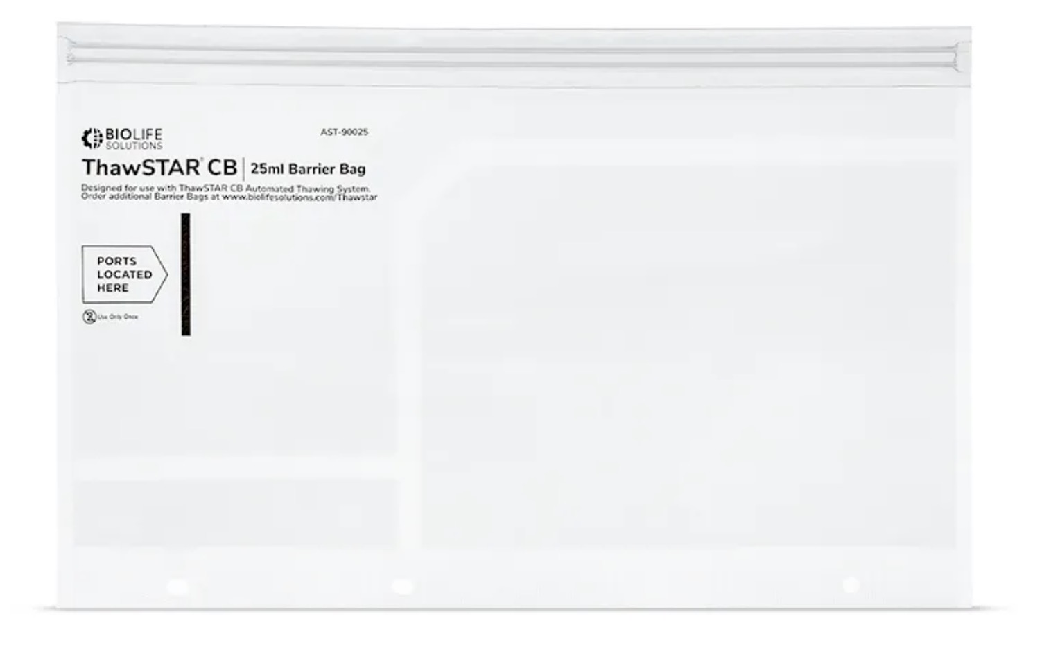 Biolife ThawSTAR CB Barrier Bags | Mandel Scientific