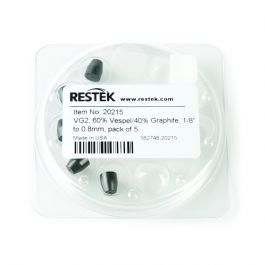 Ferrule, Vespel/Graphite, Reducing, 1/8" to 0.8mm Pack of 5 | Mandel ...