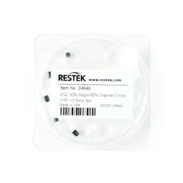 Ferrule, Vespel/Graphite, 2-Hole, 1/16" x 0.5mm 5pk | Mandel Scientific