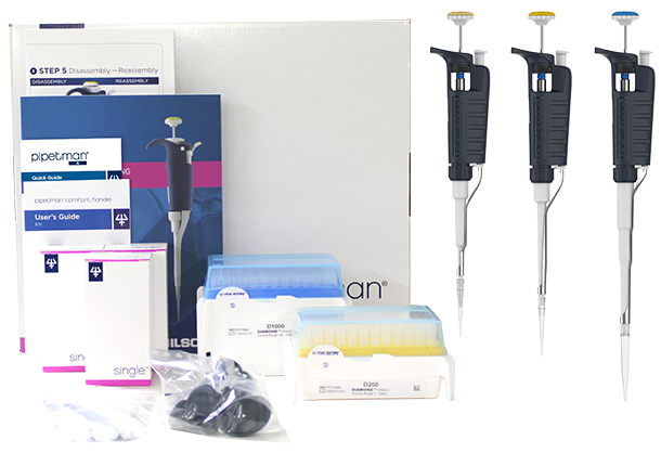 Gilson Pipetman Starter Kit | Mandel Scientific
